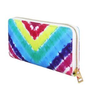 Bags | New Rainbow Stripes Tie Dye Wallet | Poshmark